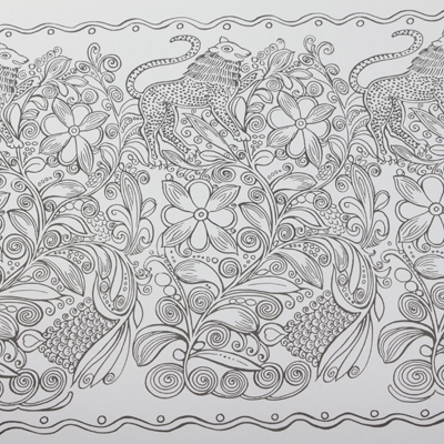 mexican folk art coloring pages printable
